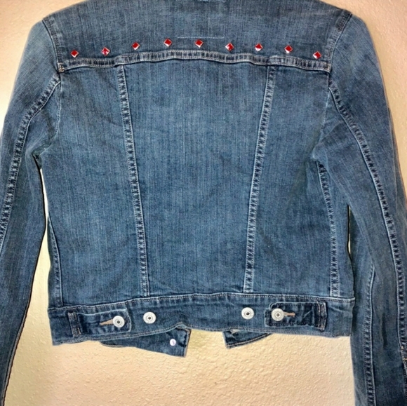 Levi's | Jackets & Coats | Levis Cropped Studded Denim Jacket | Poshmark